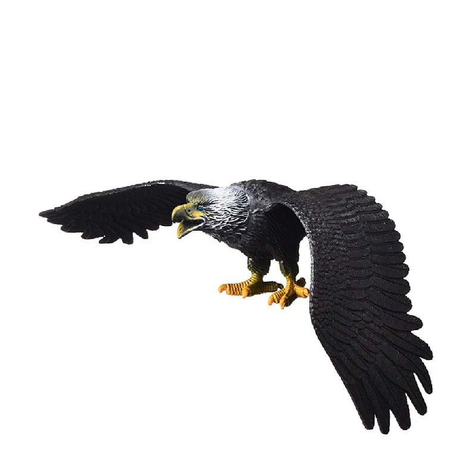15inch Realistic Flying Eagle Model Figurine Solid Static Figure Animal ...