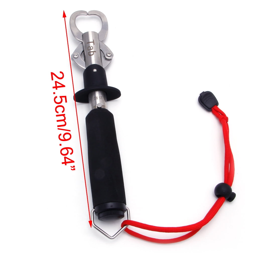 15kg/33LB Weigh Stainless Steel Fish Lip Grabber Fishing Gripper for w ...