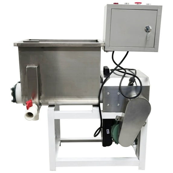 15kg Dual-spiral Cold Noodle Dough Mixing and Gluten Washing Machine ...