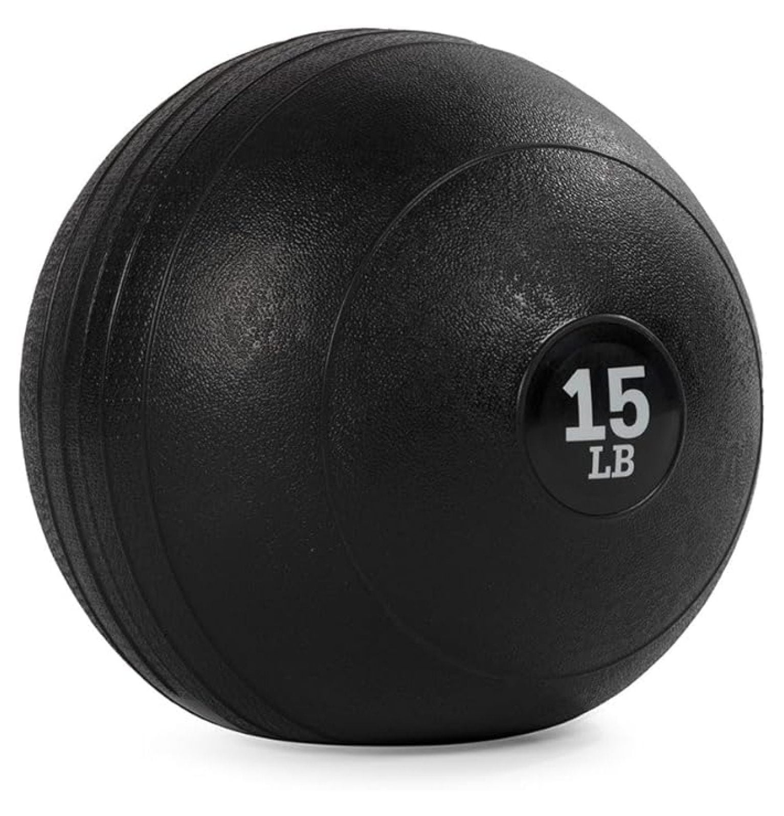 15lb Rubber Slam Ball - Dead Weight for Strength, Conditioning, HIIT ...