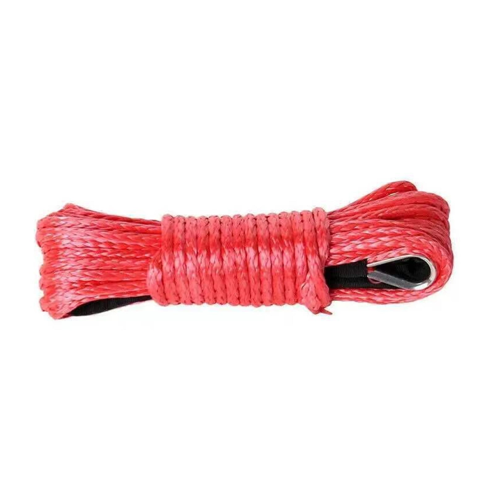 15m 6mm Towing Winch Cable Rope,String Line Synthetic Fiber 5500lbs ...