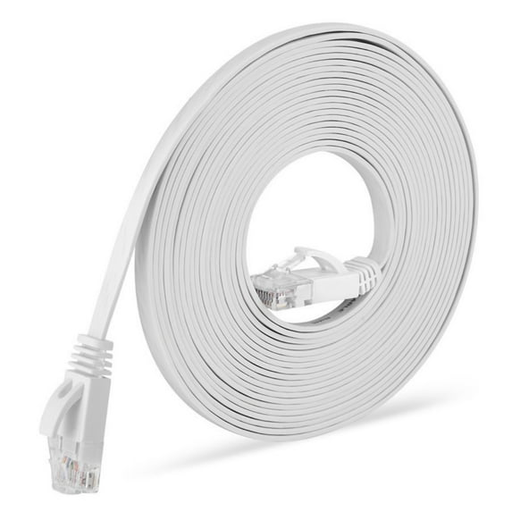 15m Cat6 Ethernet Cable Flat Internet Cable Networking Cable Rj45 ...