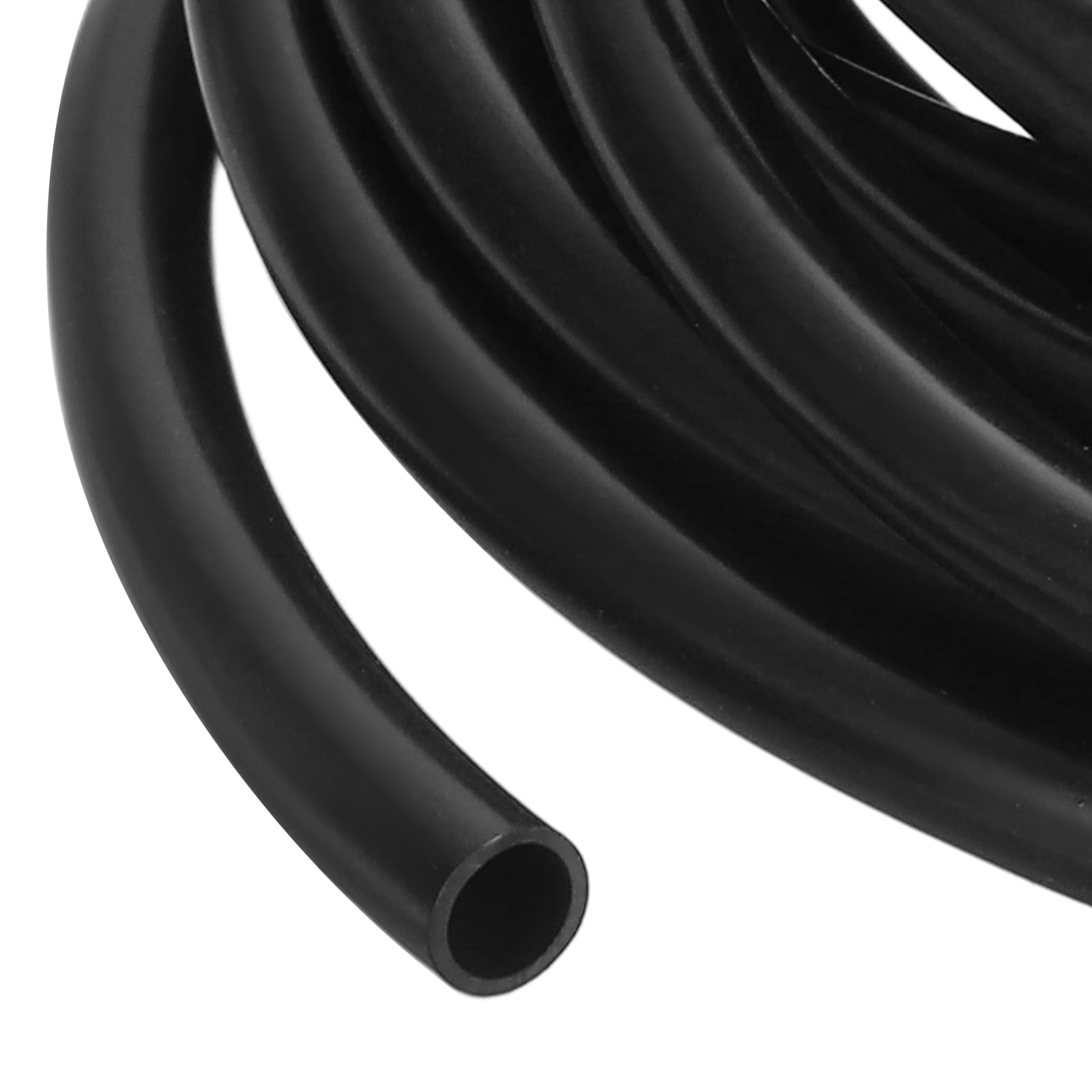 15m PVC Cable Sleeve Tubing, 4mm PVC Tube Black Cord Organizer Wire ...