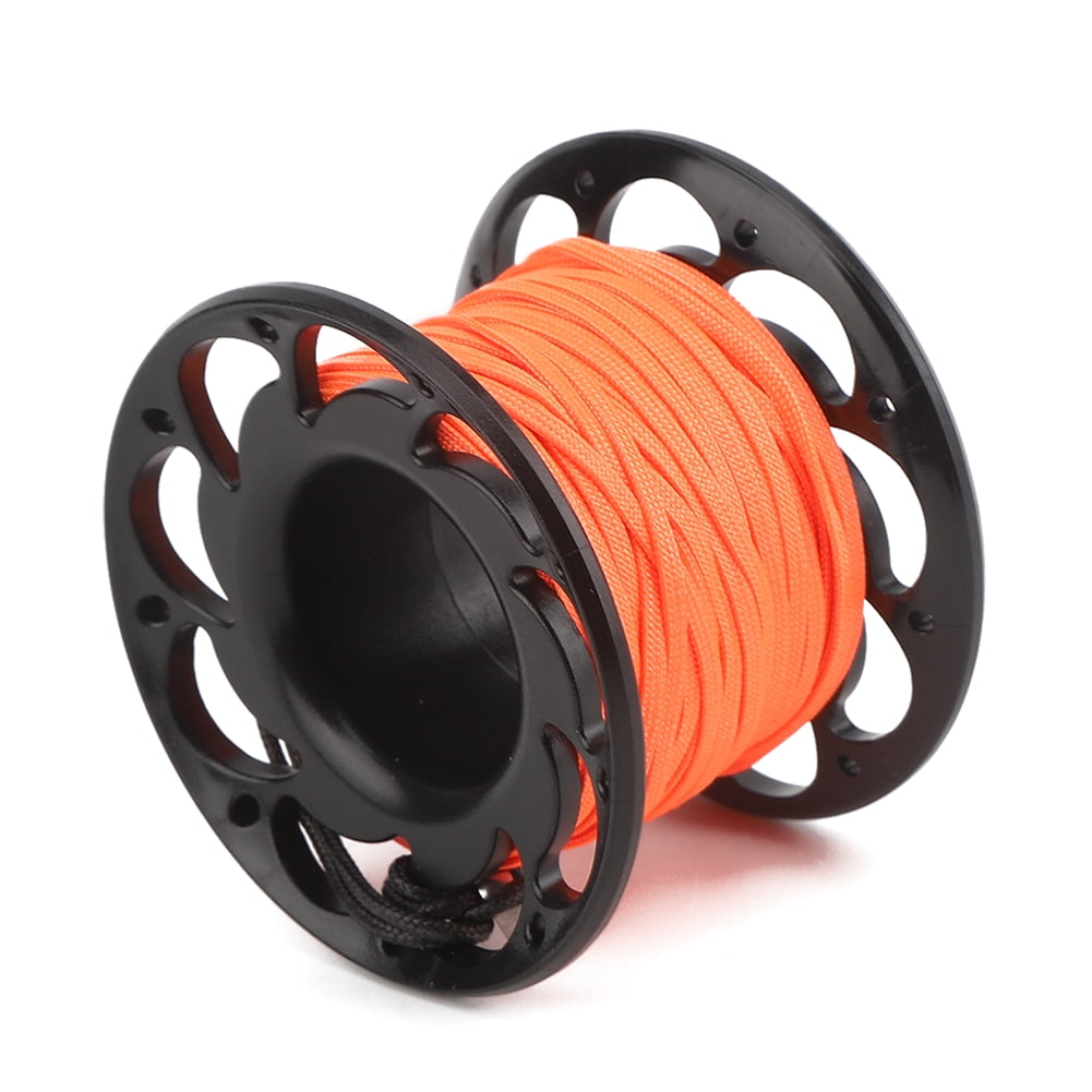 15m Plastic Wire Reel Dual Heads Hook Diving Marker Buoy Rope Wheel ...
