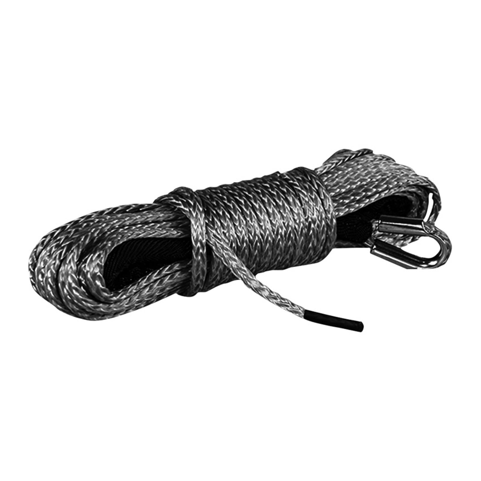 15m Towing Winch Cable Rope String Line Synthetic Fiber 7000LBS For Off ...