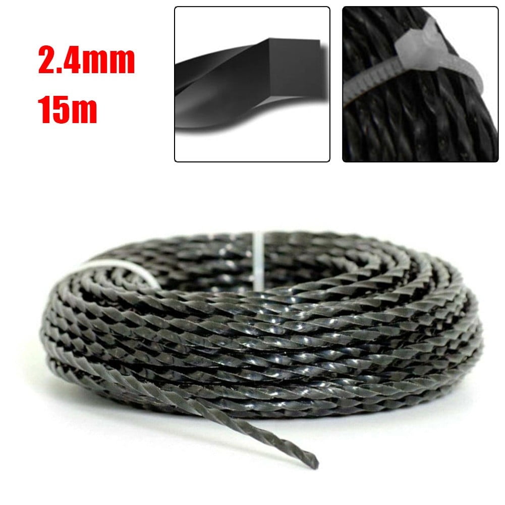 15m Wire Grass Trimmer Line Strimmer Trimmer Line Spool Rope For ...