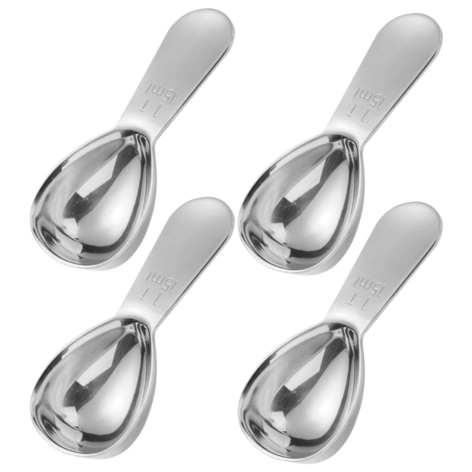 15ml (1 Tablespoon) 304 Stainless Steel Coffee Scoop, Short Handle ...