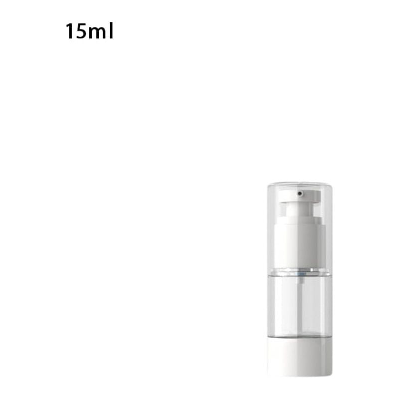 (15ml) 15ml-100ml Airless Lotion Cream Pump Bottle Refillable Clear ...