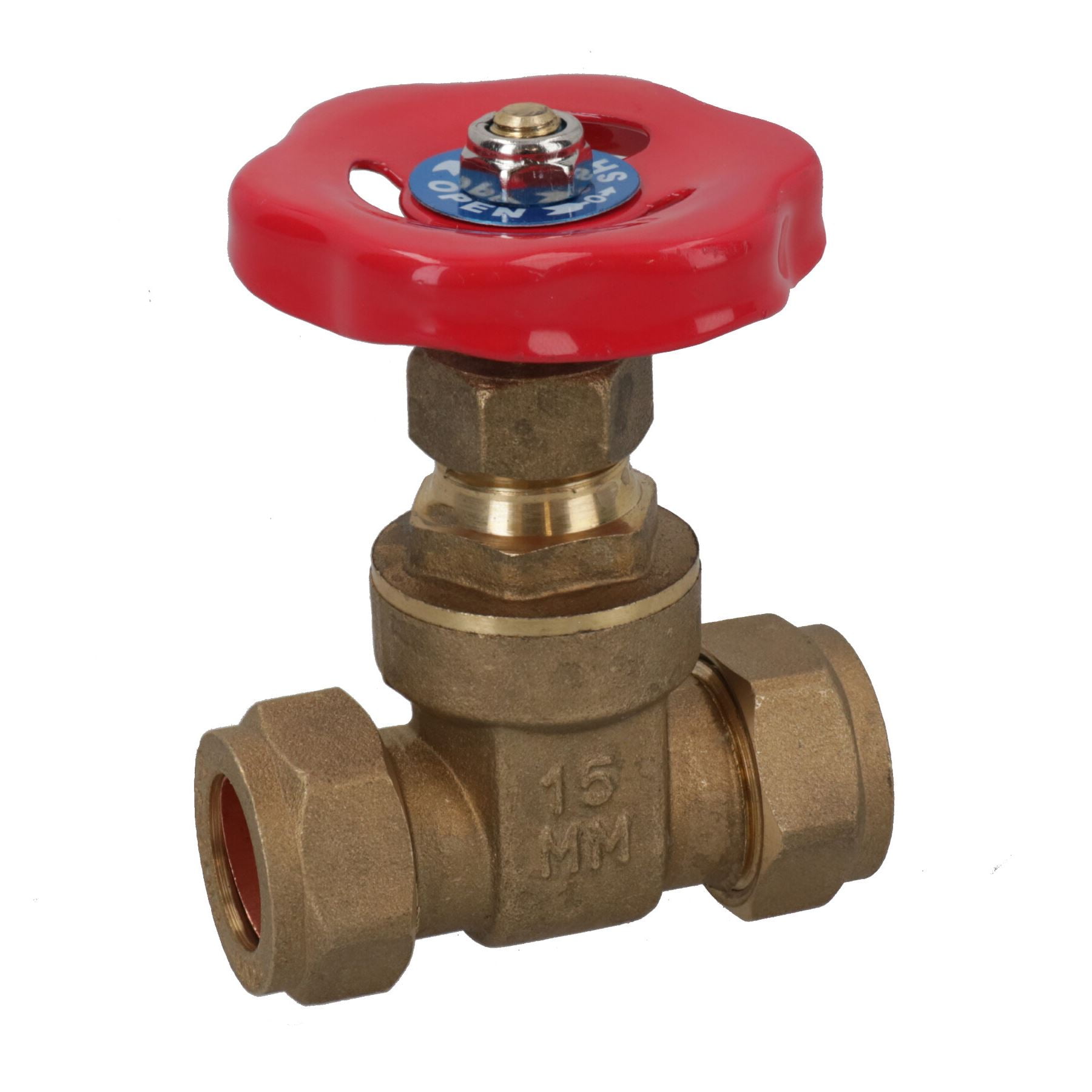 15mm Copper Pipe Gas Valve Isolator Turn On Off Gas Cock Plumbing ...