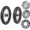 14 And 12 Inch Supermoto Tires Dirt Pit Bike Tire Rim Package Dirt Pit ...