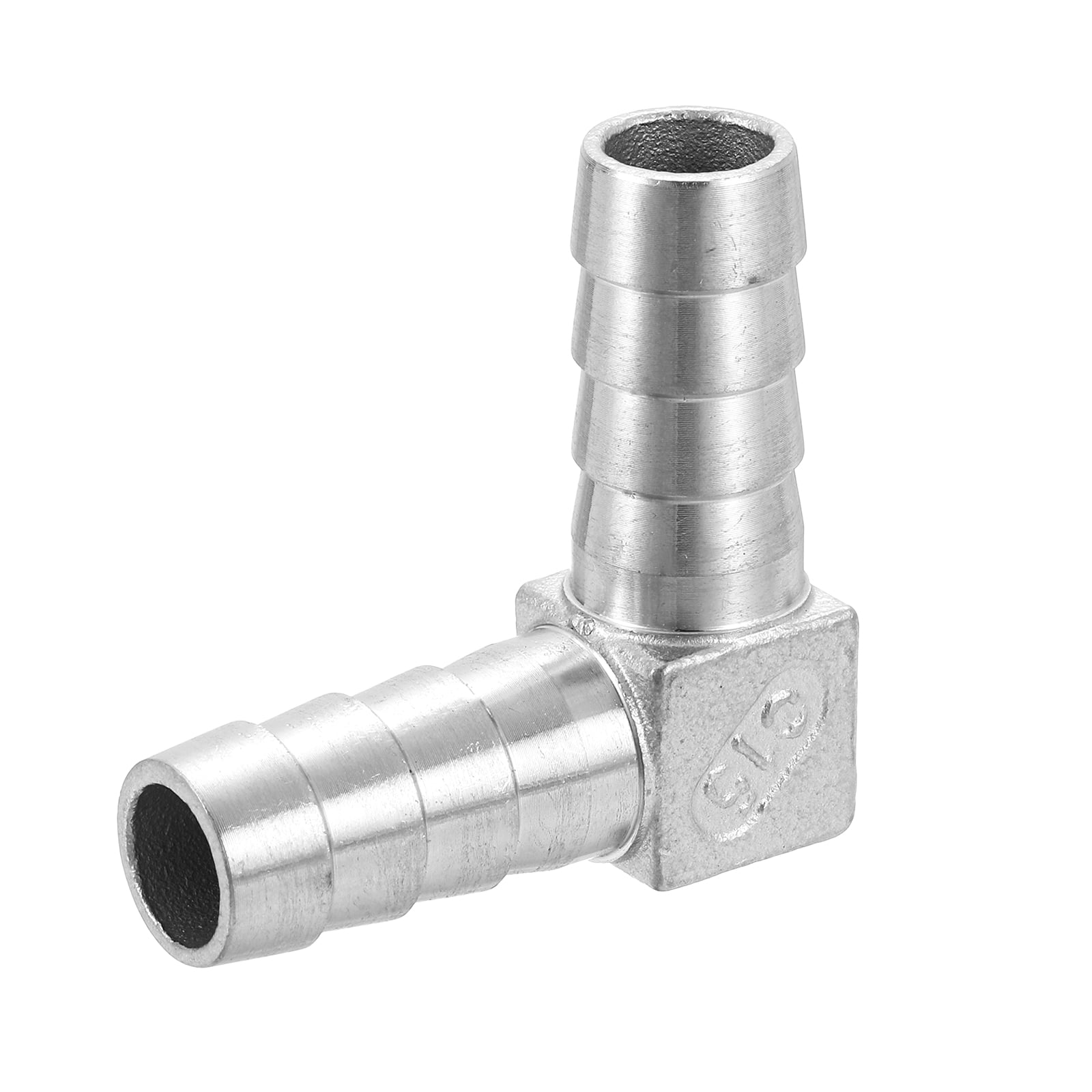 15mm Hose Barb 90 Degree Pipe Fitting, 304 Stainless Steel L Right ...