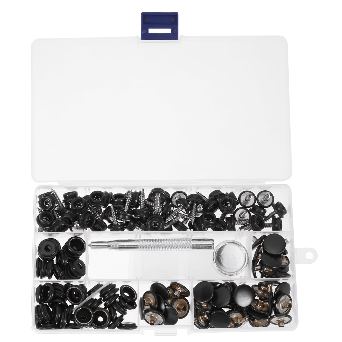 15mm Metal Snap Fastener Screw Kit Snaps Fastener Screw Snaps Set with ...