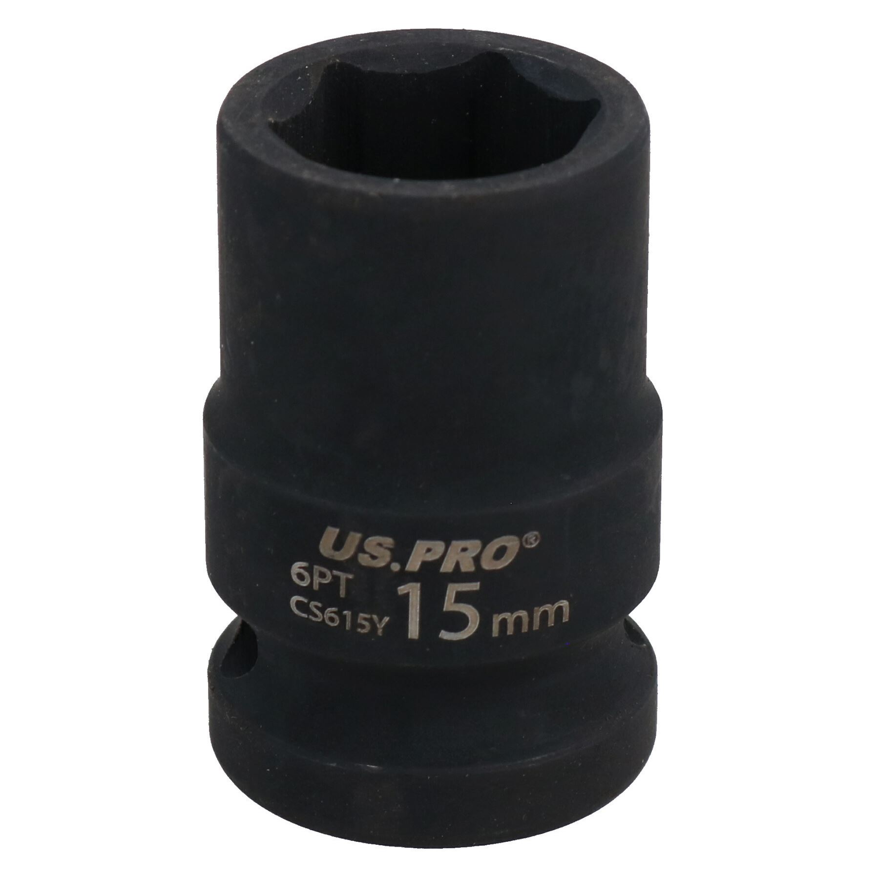 15mm Metric Shallow Impact Impacted European Style Socket 1/2" Drive 6 ...