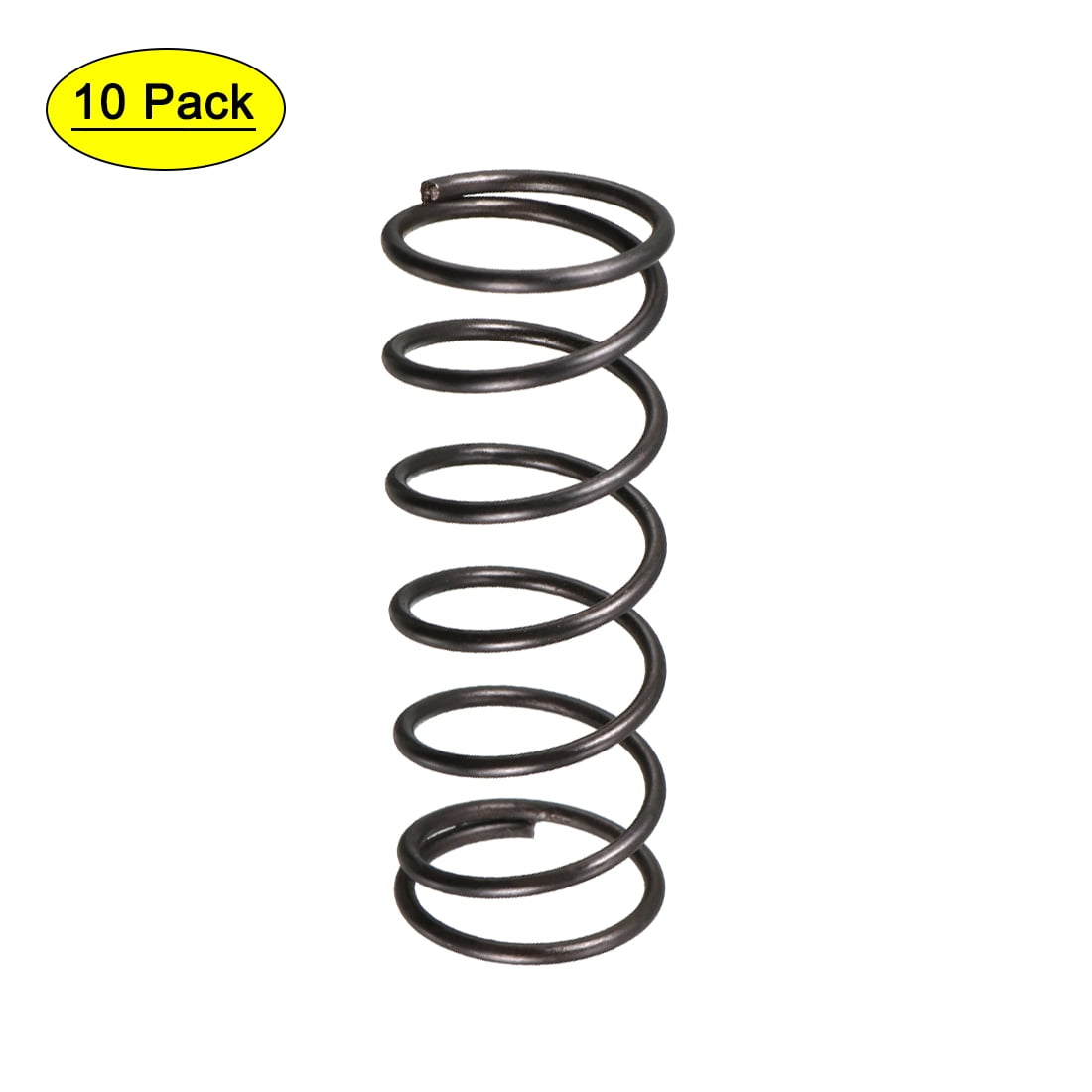 15mm Outer Diameter 1.2mm Wire Dia 40mm Long Compression Spring 10Pcs ...
