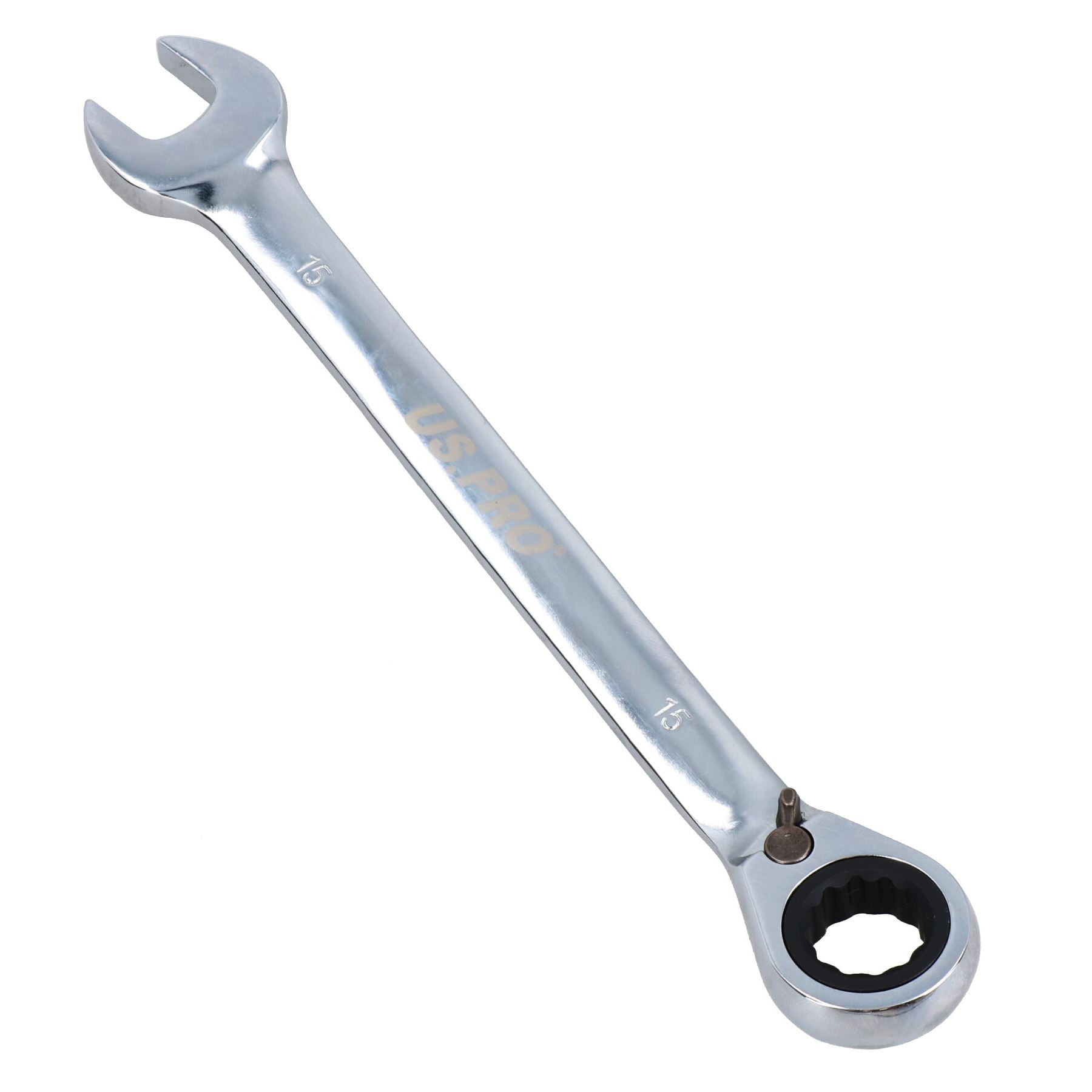15mm Reversible Cranked Offset Ratchet Combination Spanner Wrench 72 ...