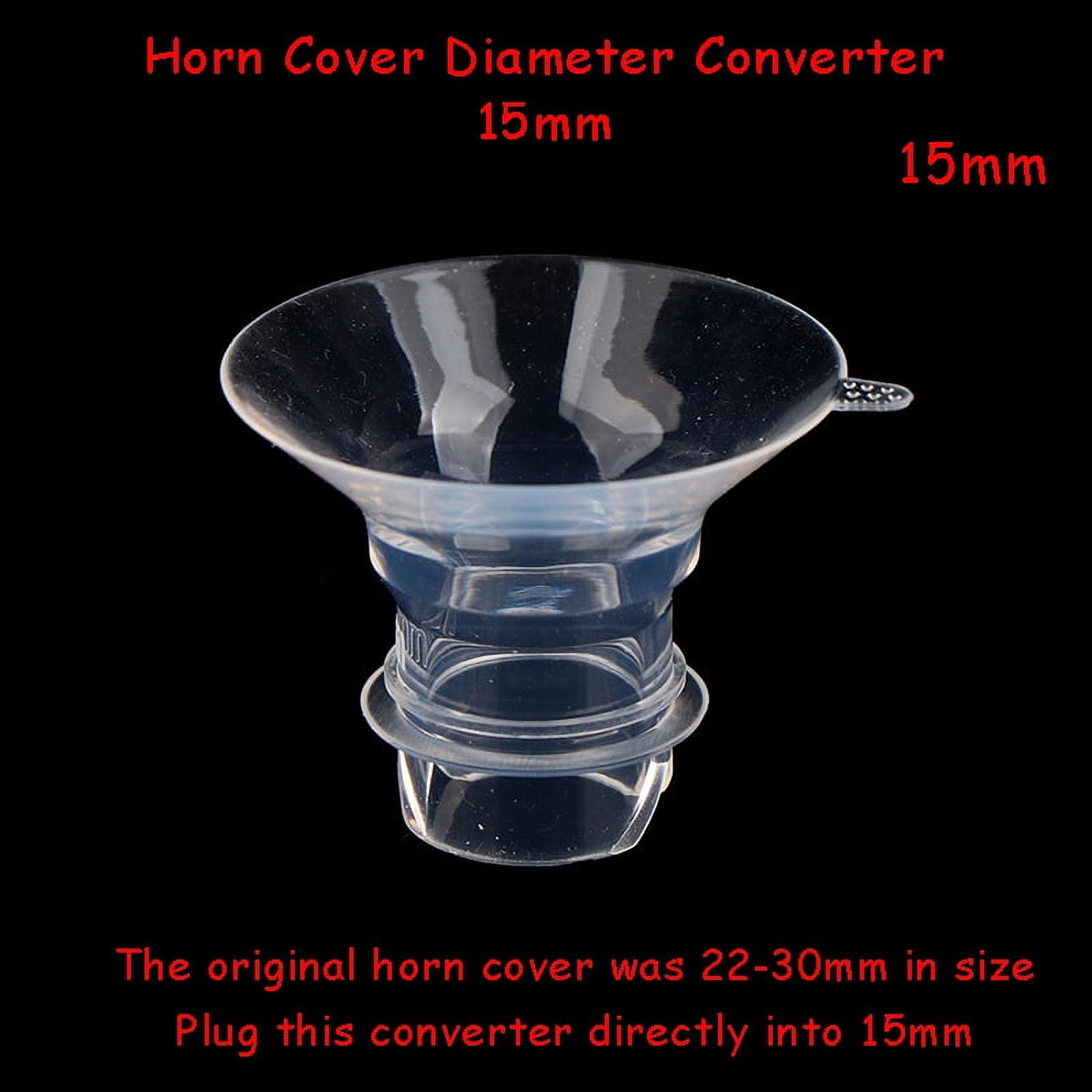 (15mm) Silicone Insert Breast Shield Flange Inserts Converter 15mm 17mm ...