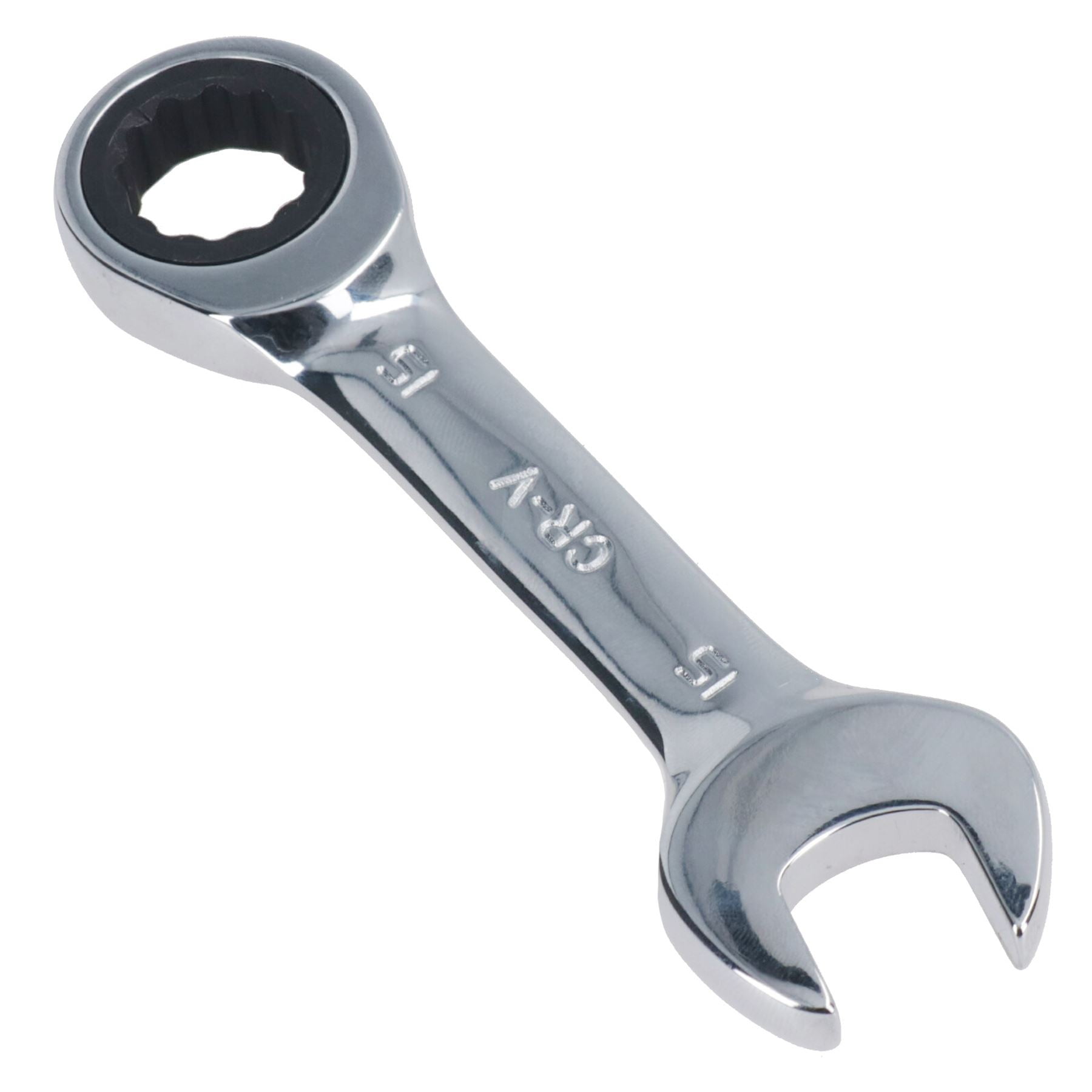 15mm Stubby Ratchet Combination Spanner Metric Wrench 72 Teeth SPN08 ...