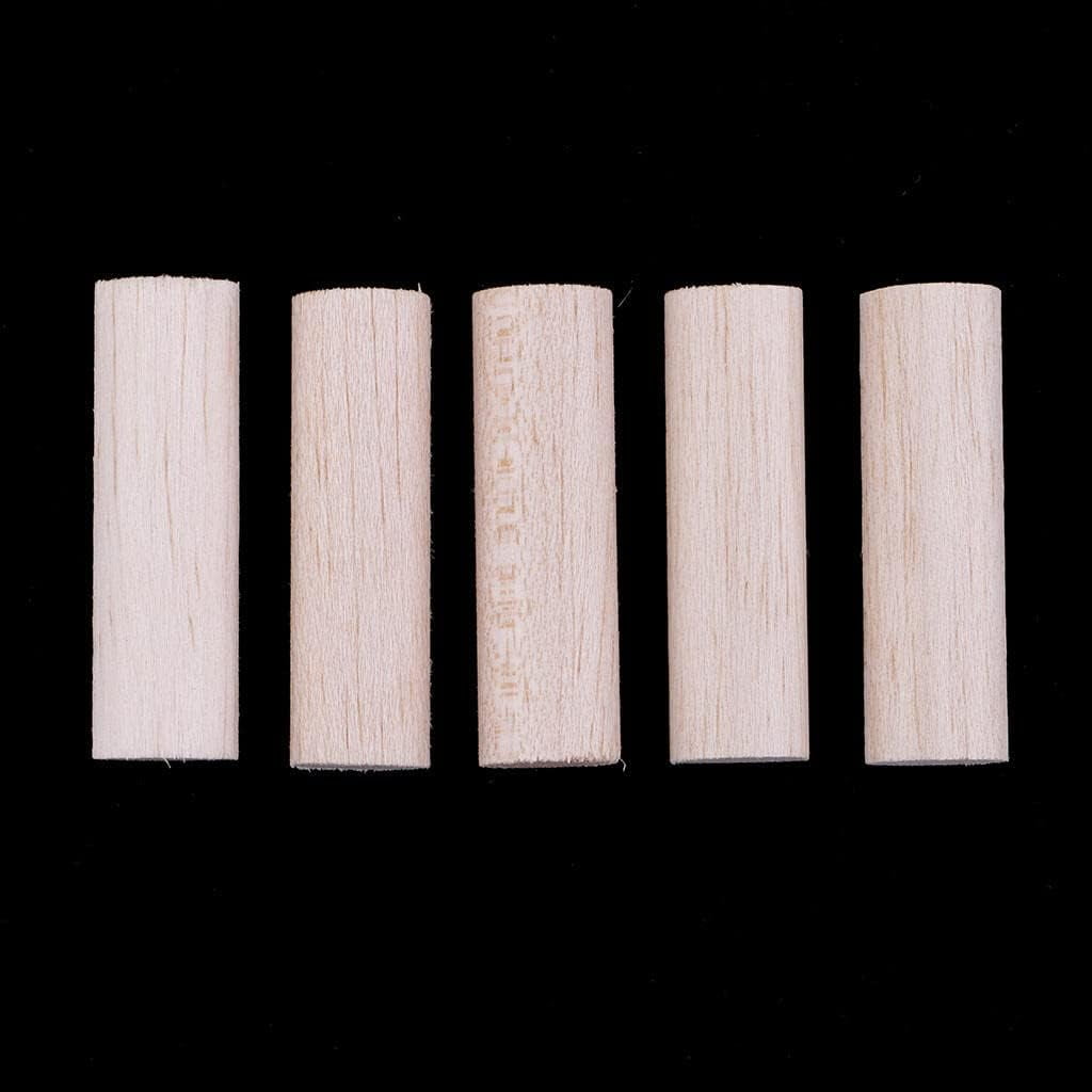 15mm Thick Round Wood Sticks Wooden Dowel Wood Round Rods for DIY Craft ...