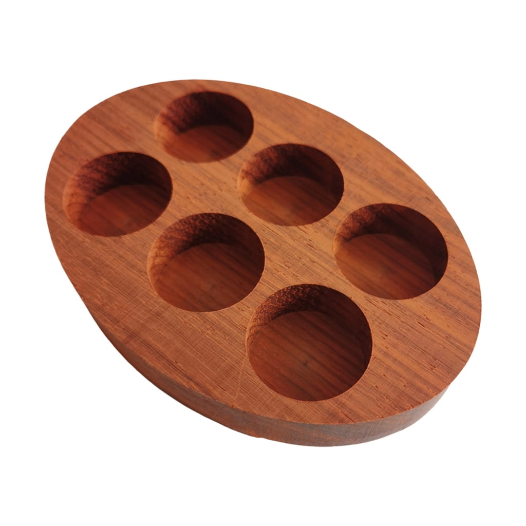 15mm Thick Solid Oaken Essential Oil Planner Display Rack 6 Meshes Open ...