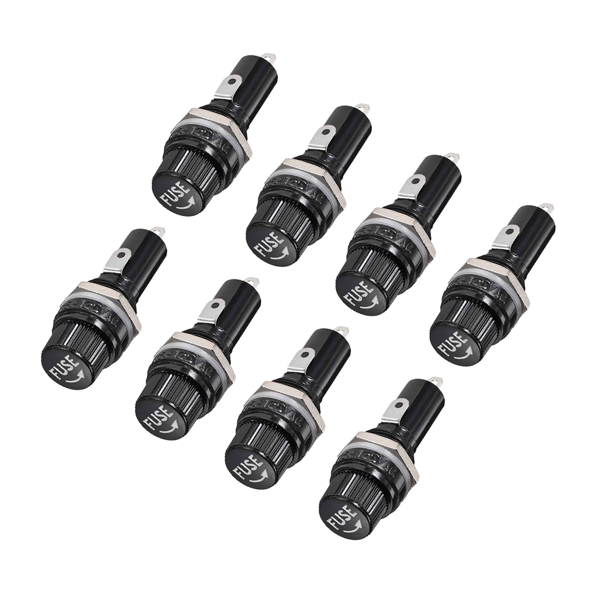 15mm Thread Screw Cap Panel Mounted 6mmx30mm Fuse Holder AC 125V/15A ...