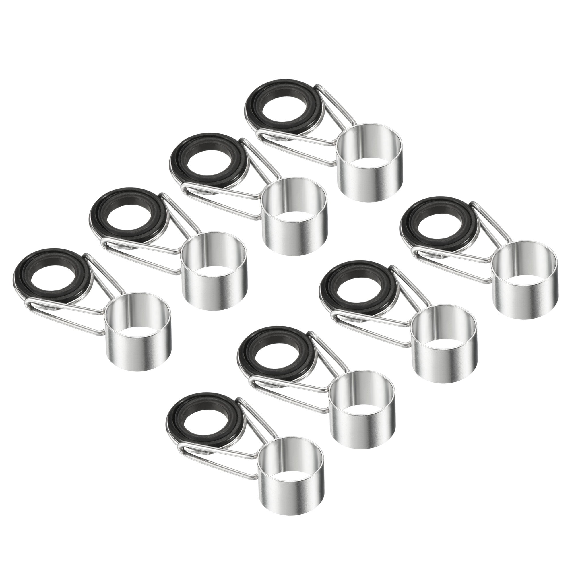 15mm Tube Dia Iron Fishing Rod Guide Repair Kit Line Ring Replacement ...