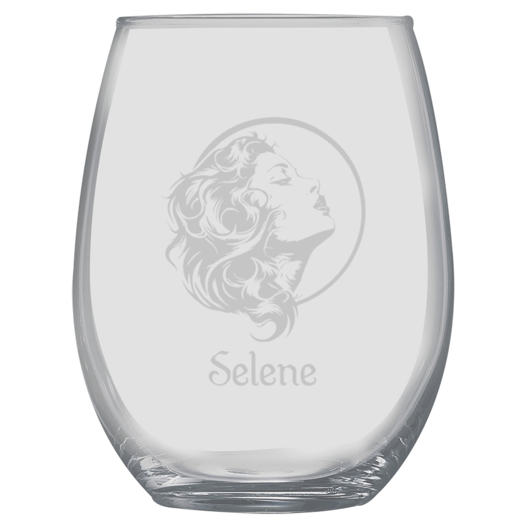 15oz Stemless Wine Glass - Selene Goddess of the Moon - Walmart.com