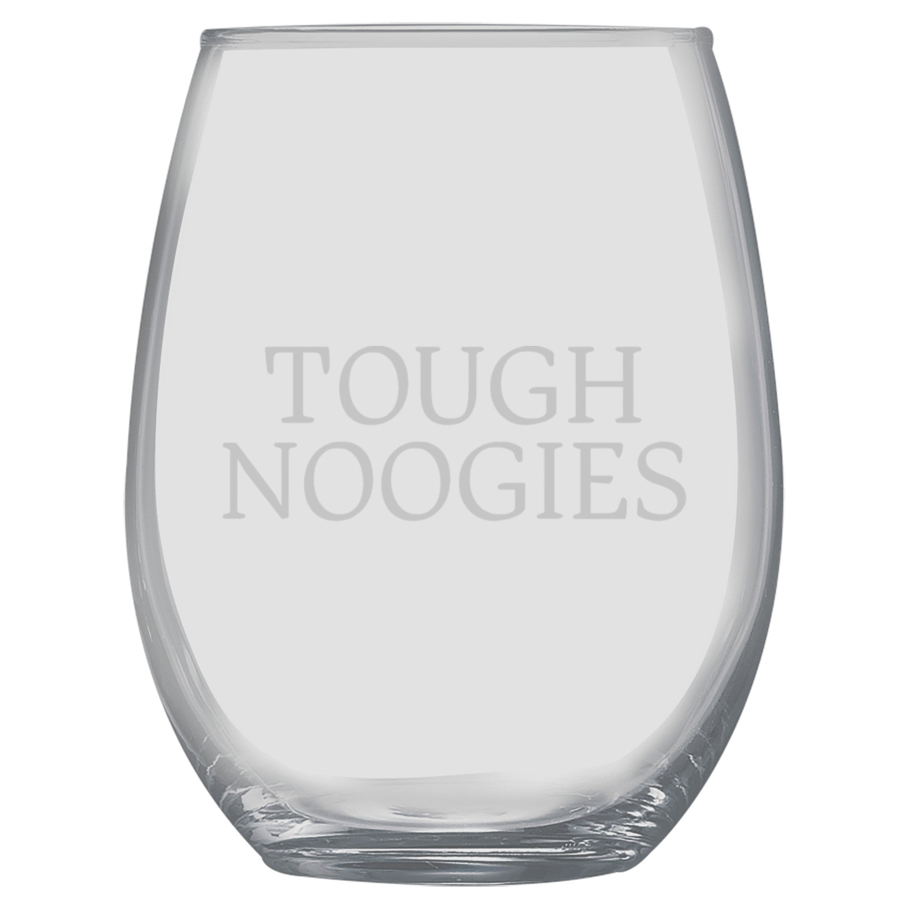 15oz Stemless Wine Glass - Tough Noogies - Walmart.com
