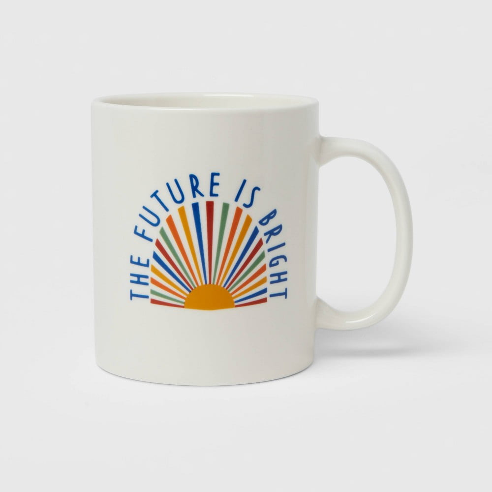 15oz Stoneware The Future is Bright Mug - Room Essentials - Walmart.com