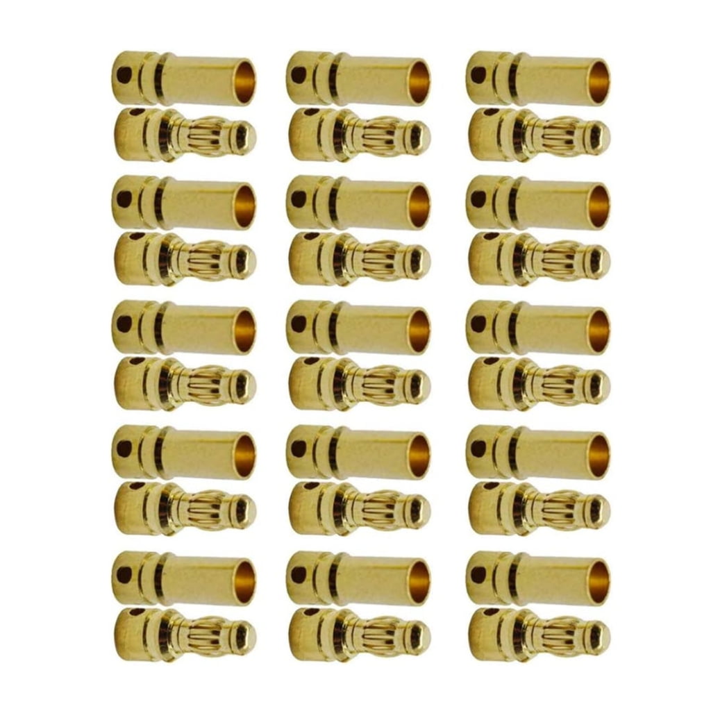 15pair 3.5mm Copper Banana Plugs Male Female Connector For Remote ...