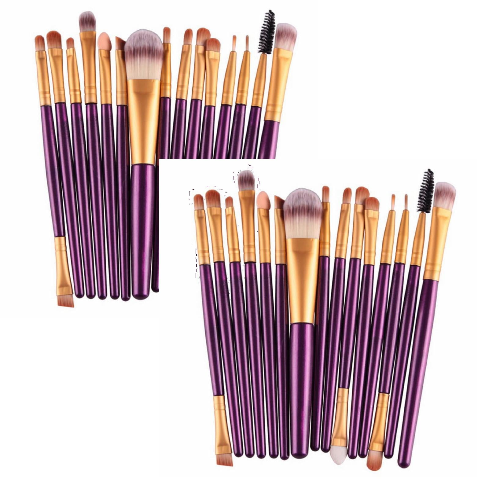 15pc Makeup Brushes Set, Includes 18 Types of Brush Heads, Create An All-over Makeup Look, Space ...