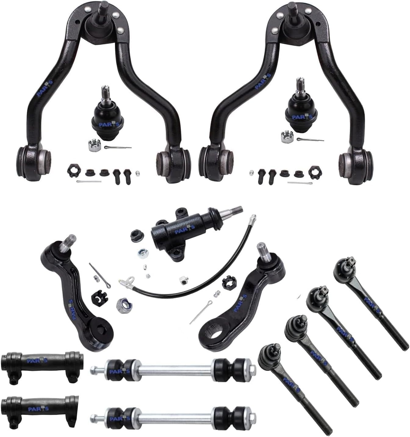 15pc Suspension Kit for Tahoe Yukon K1500 K2500 Cadillac Escalade Upper ...