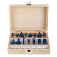 15pcs 1/4 Inch Shank Router Bit Woodworking Milling Cutter - Walmart.com
