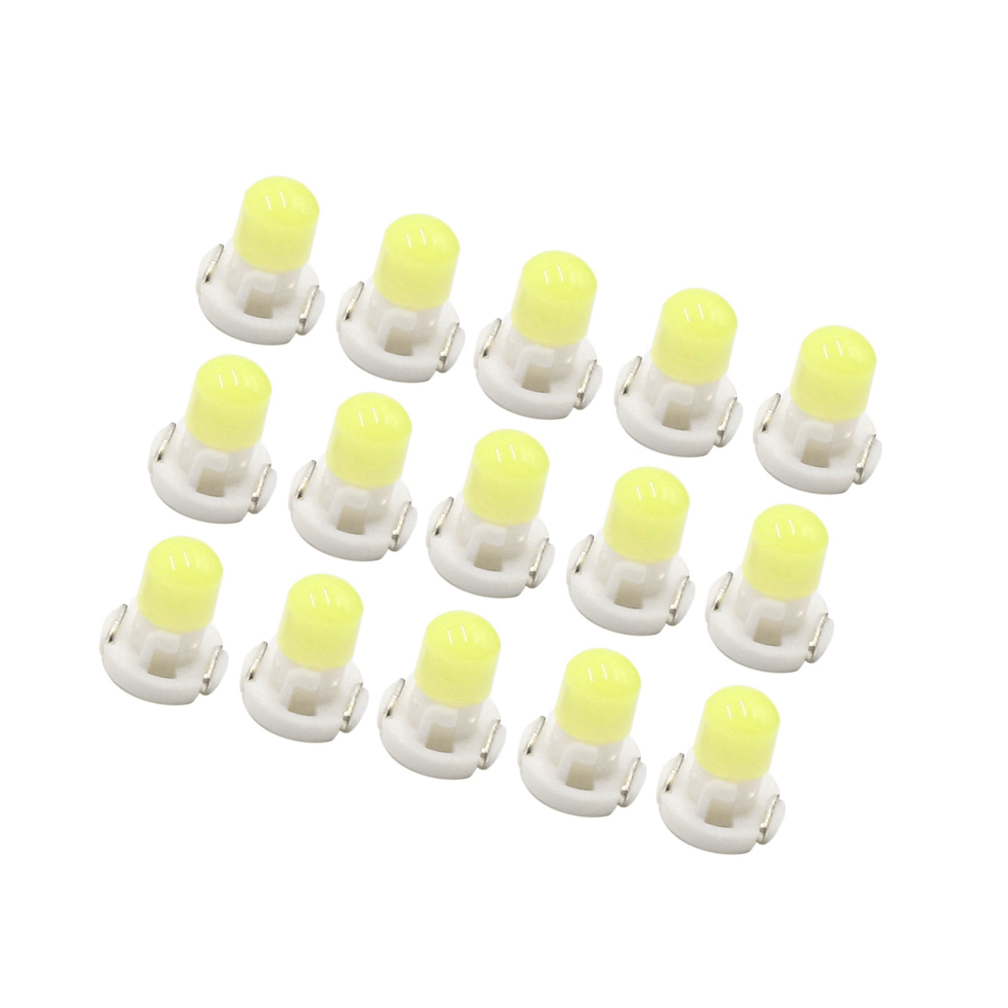 15pcs 12V White T3 Car Wedge Dash Gauge Instrument Panel Light Bulb ...