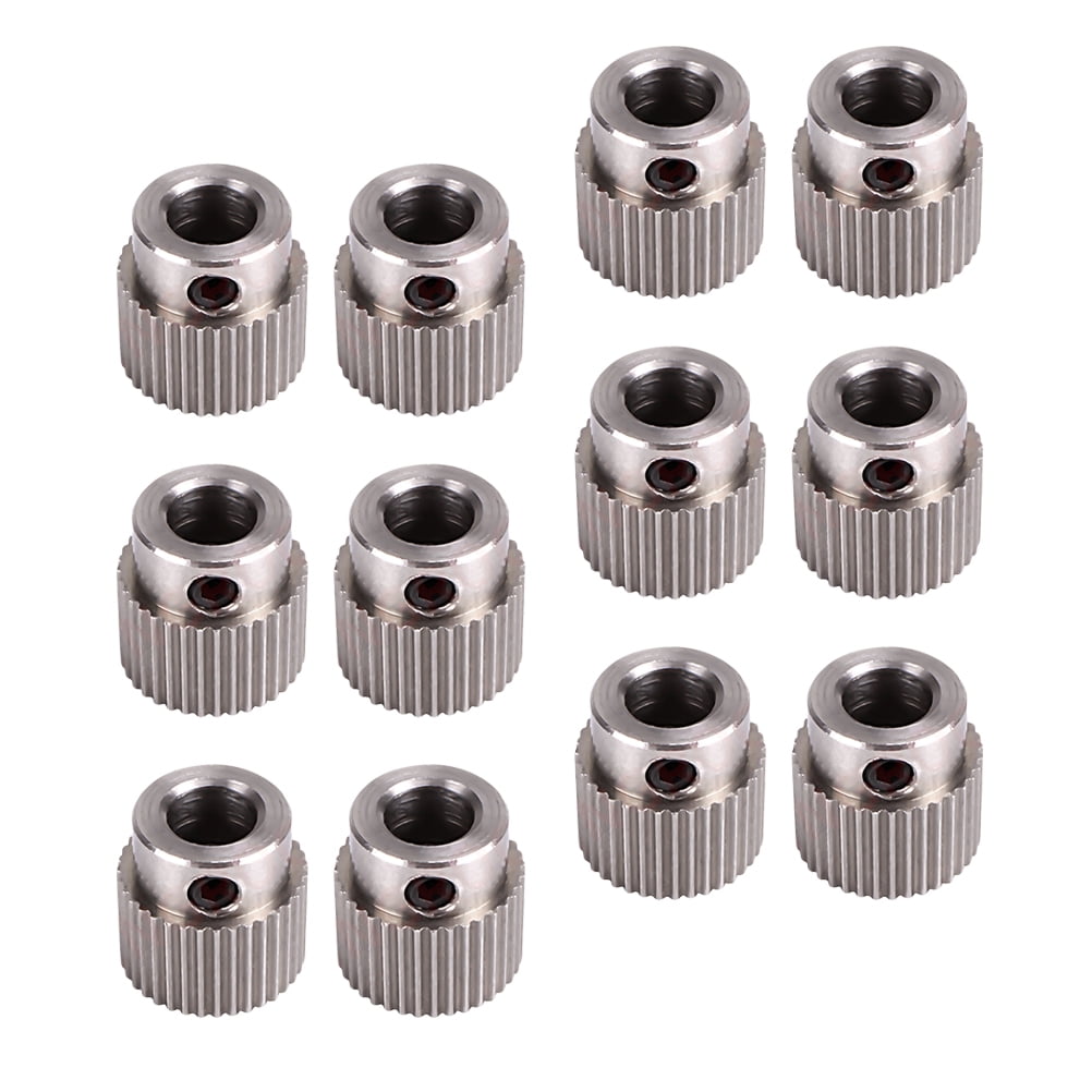 15pcs 36 Teeth Gear 3D Printer Parts Stainless Steel Extruder Wheel ...