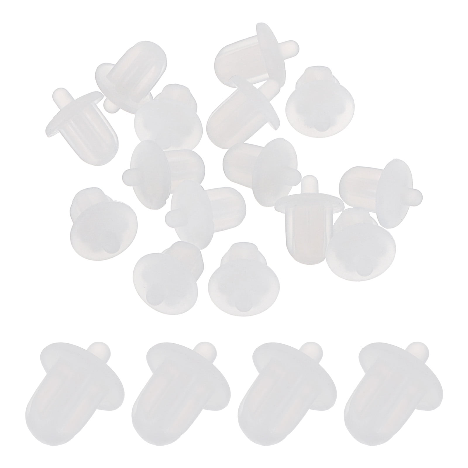 15pcs 6.35mm Audio Jack Port Duct Cover PC DVD Microphone Plugs Caps ...