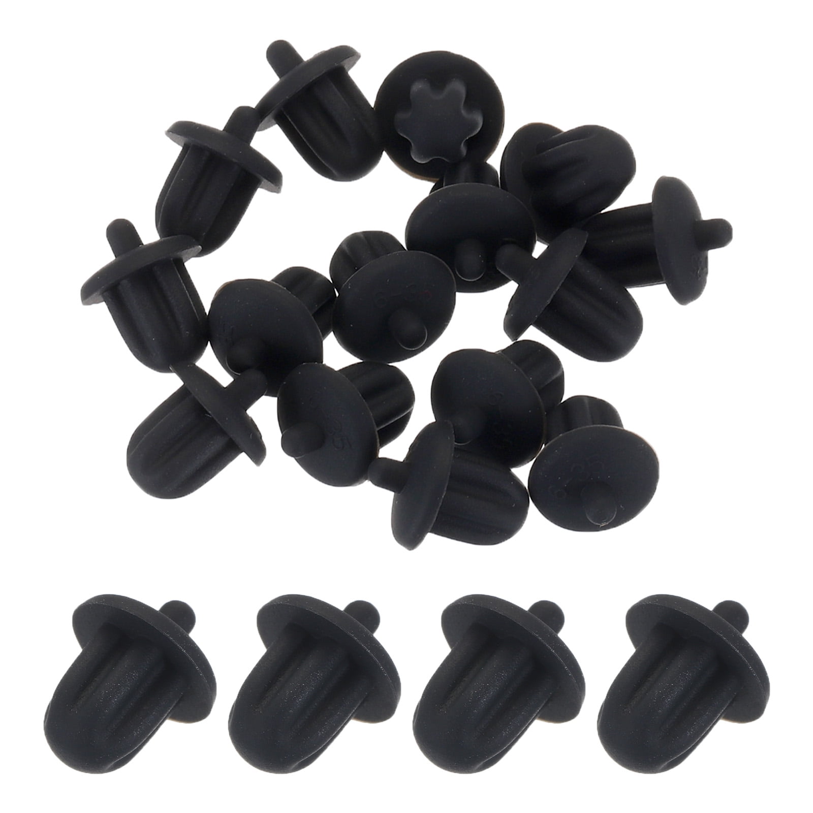 15pcs 6.35mm Audio Jack Port Duct Cover PC DVD Microphone Plugs Caps ...