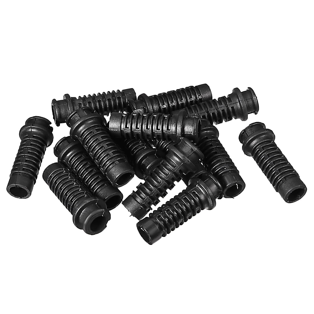 15pcs 7.5-8mm Strain Relief Cord Boot Protector Power Tool Hose Black ...