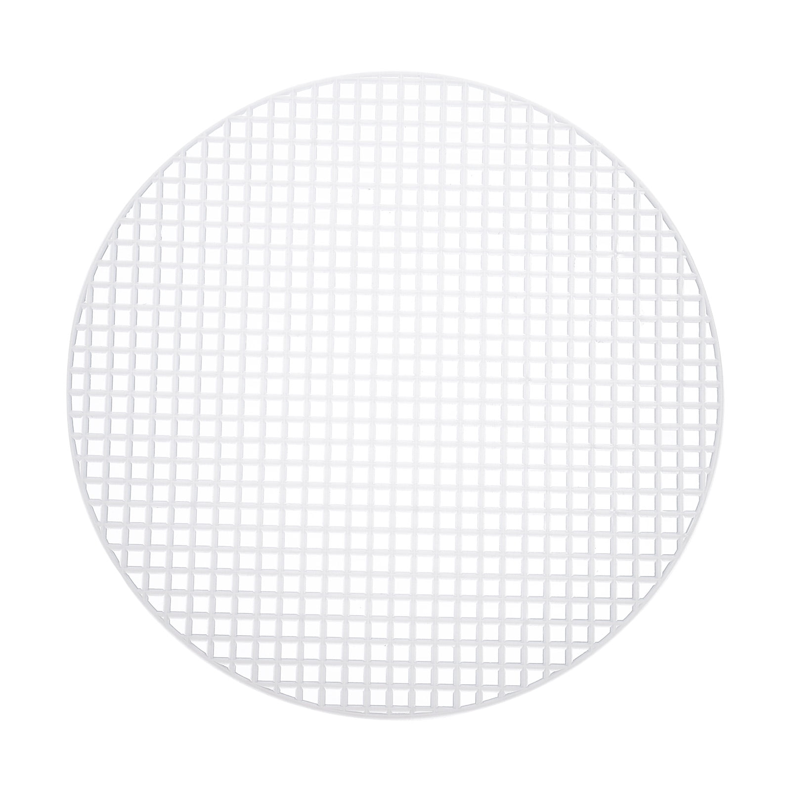 15pcs 7" Plastic Mesh Canvas Sheet 6 Count Round Needlepoint Blank ...