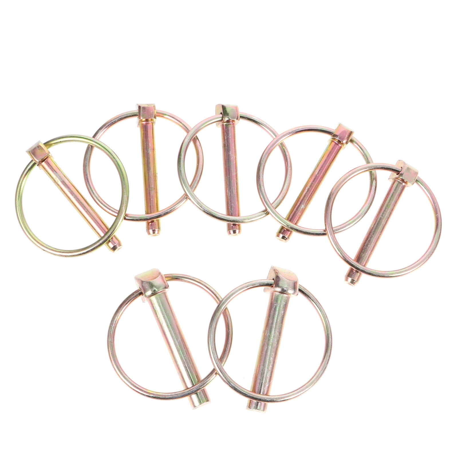 15pcs Assortment Heavy Duty Lock Pin Clips Tractor Fastener with Ring ...
