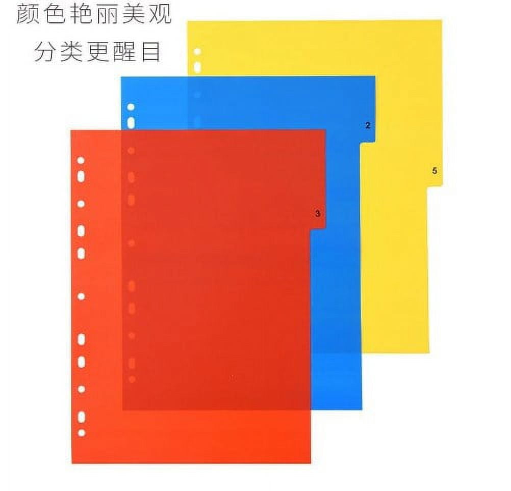 15pcs Binder Dividers Index Tabs Multicolor Notebook Planner Tab ...