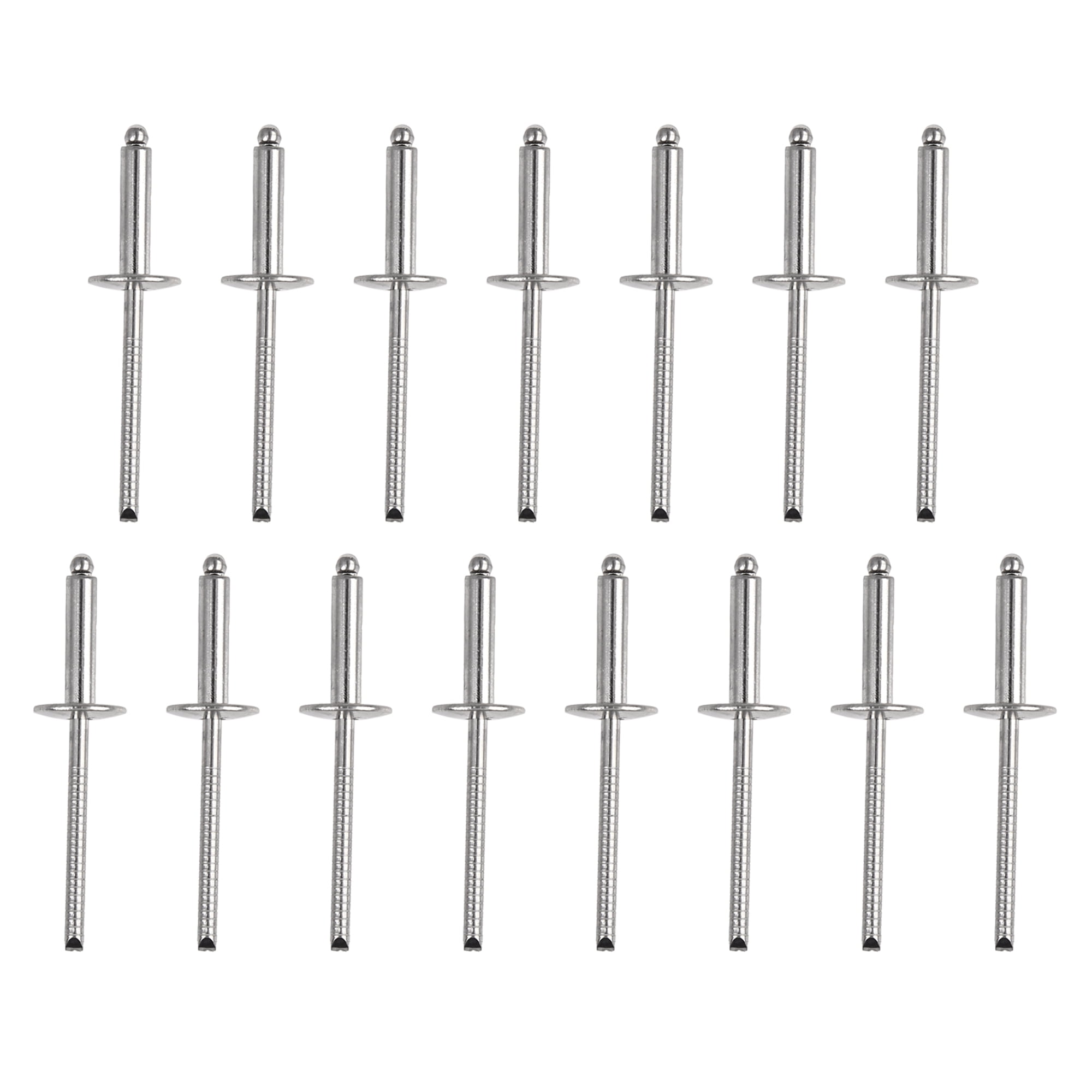 15pcs Blind Rivet Grip 4mm x 16mm Mandrel 2.5mm Dia. 304 Stainless ...