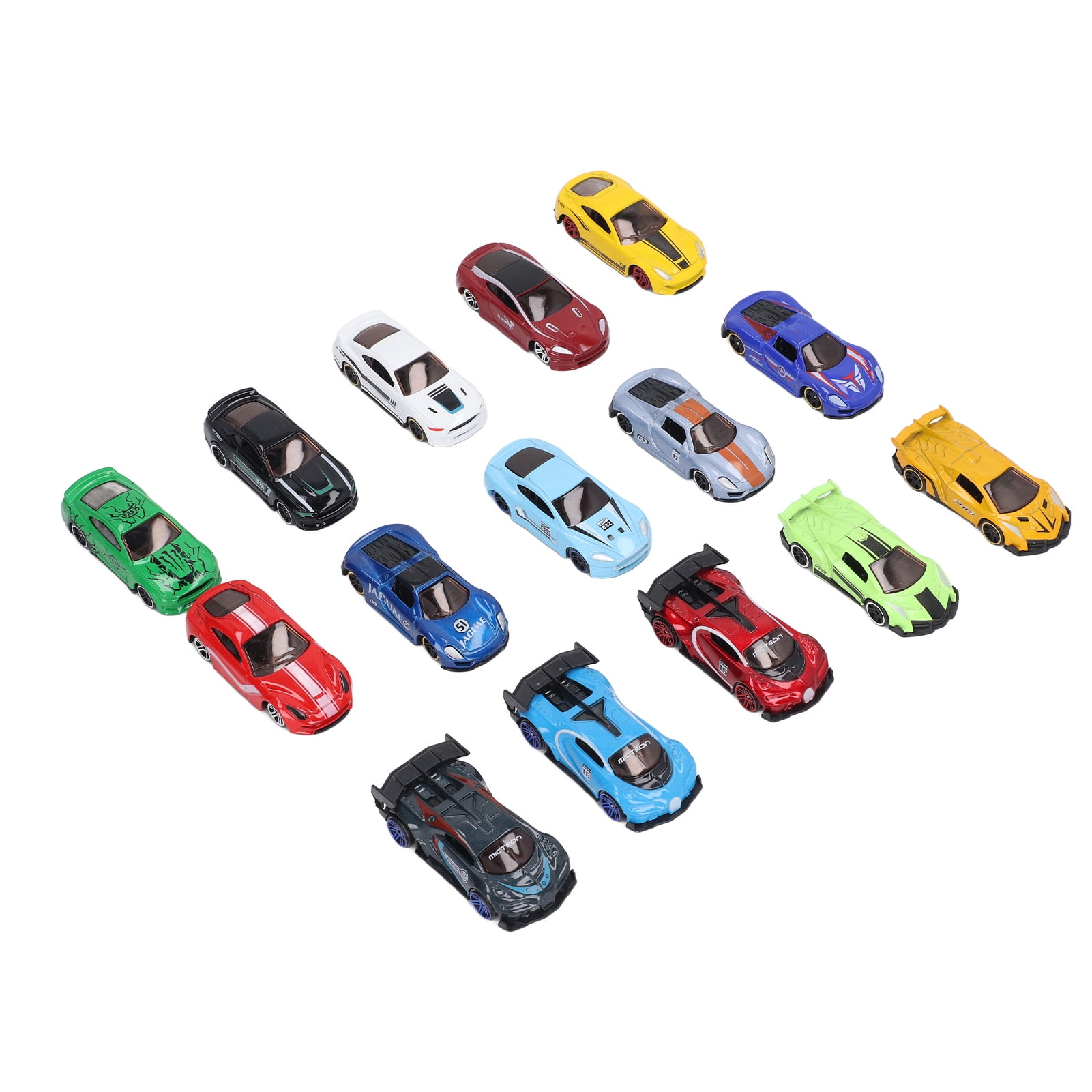 15pcs Diecast Racing Cars Toys Lightweight Educational Play Alloy ...