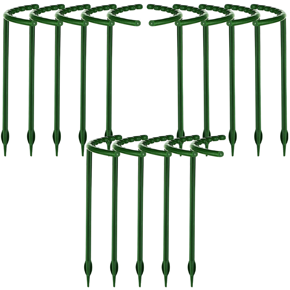 15pcs Green Plant Stands Flower Protection Racks Orchid Flower Climbing ...