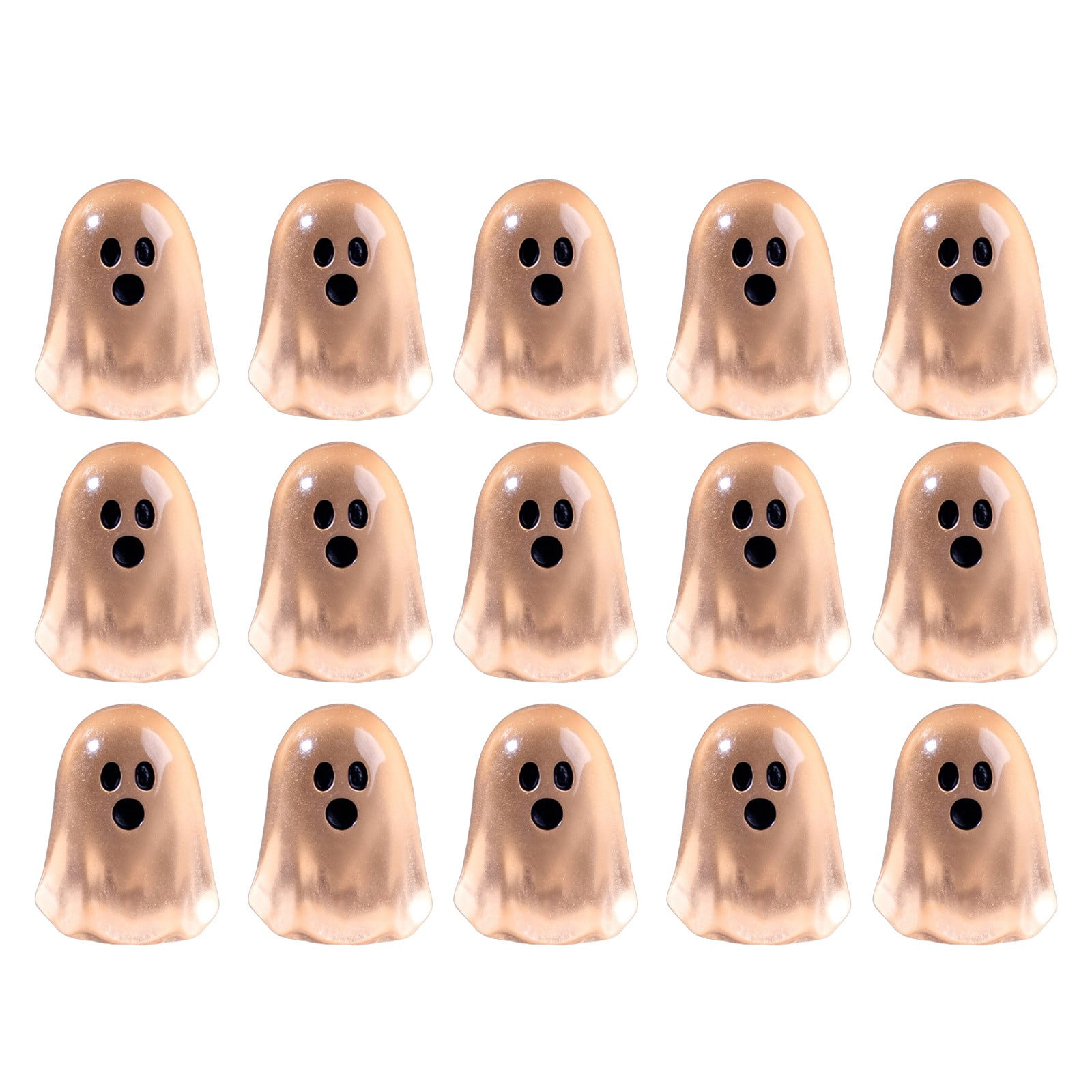 15pcs Halloween Mini Ghosts Figures Luminous Small Little Resin Ghost ...