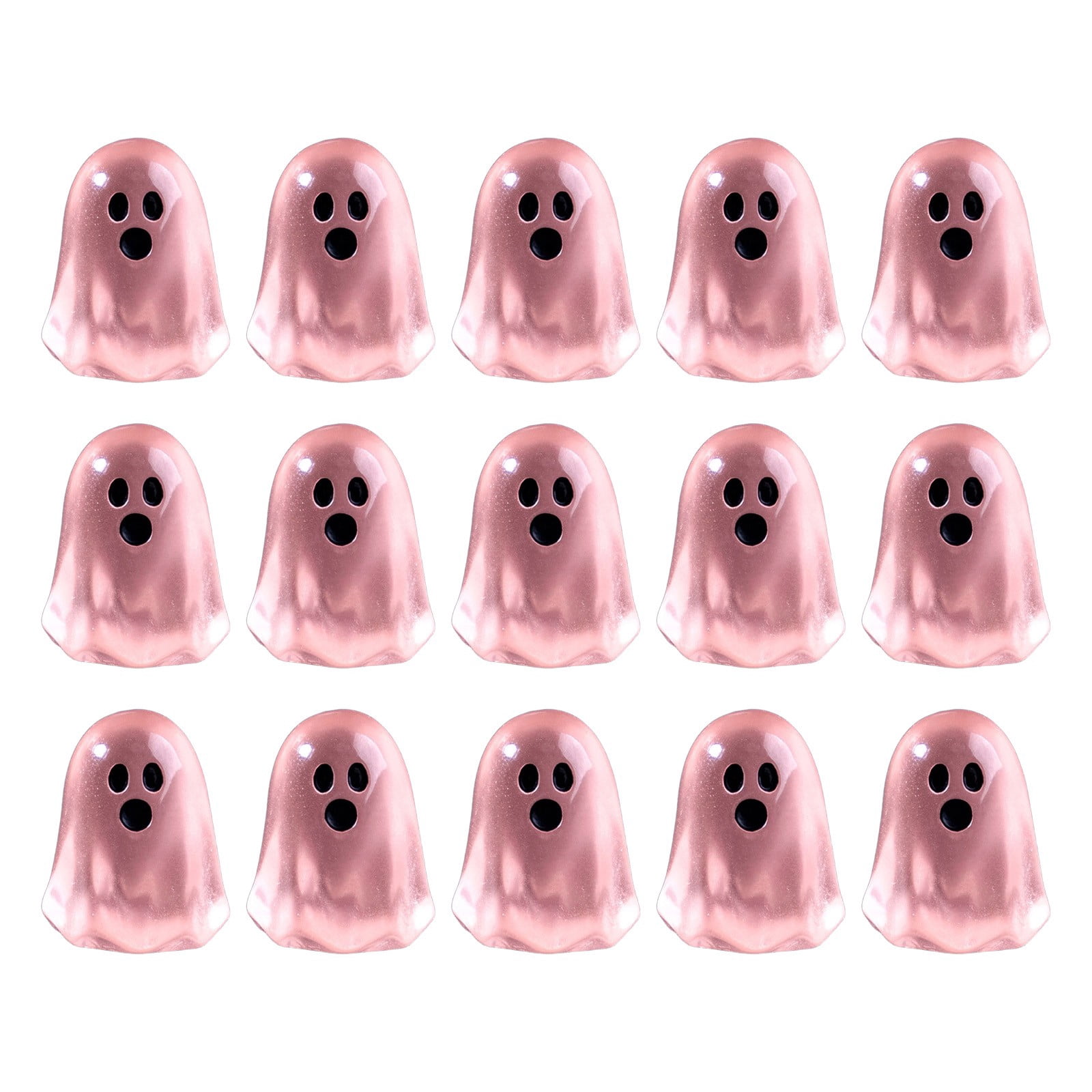 15pcs Halloween Mini Ghosts Figures Luminous Small Little Resin Ghost ...
