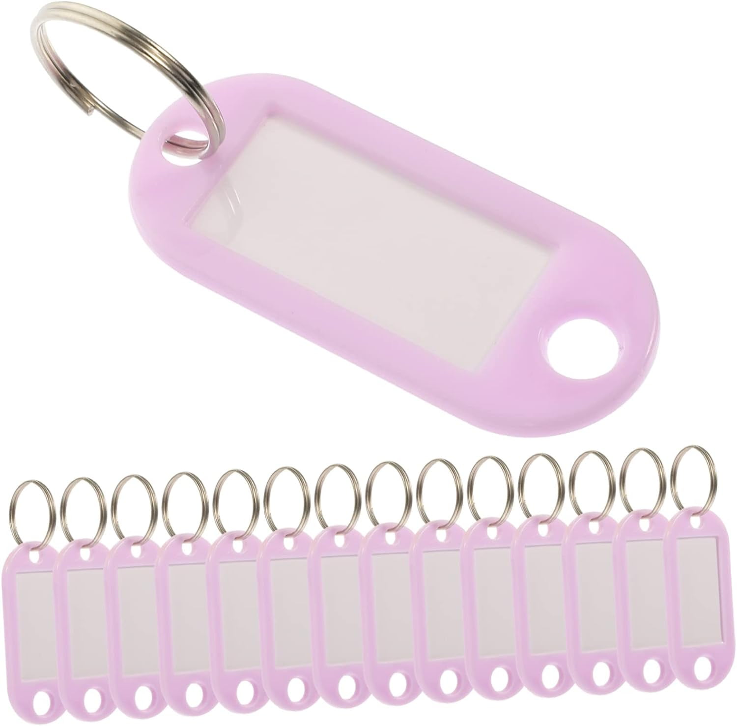 15pcs Key Tag Metal Keychain Airplane Keychain Key Ring Tags Luggage Id ...