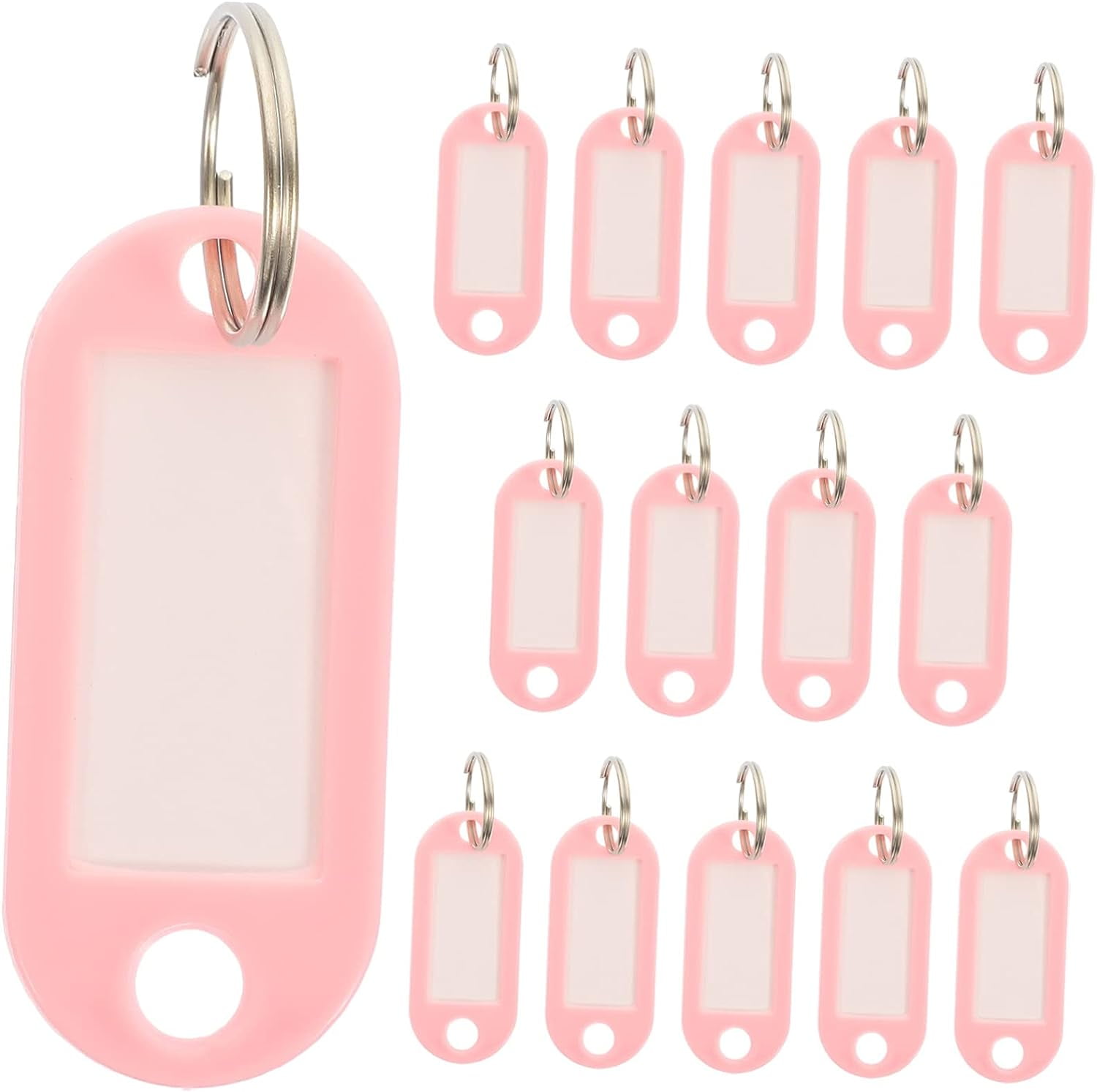 15pcs Key Tag Plastic Tags Travel Tag Pet Tags Luggage Id Tags Key Ring ...