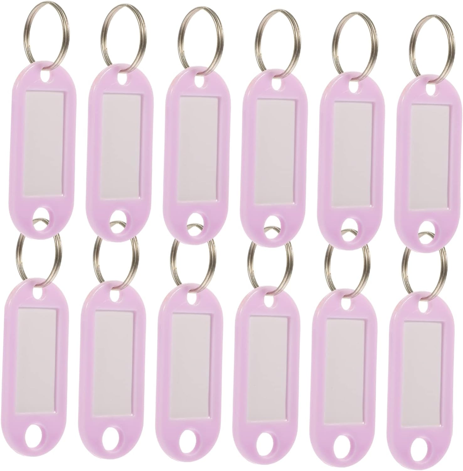 15pcs Key tag Metal Suitcase Blank Keychains pet tabs Plastic Key ...