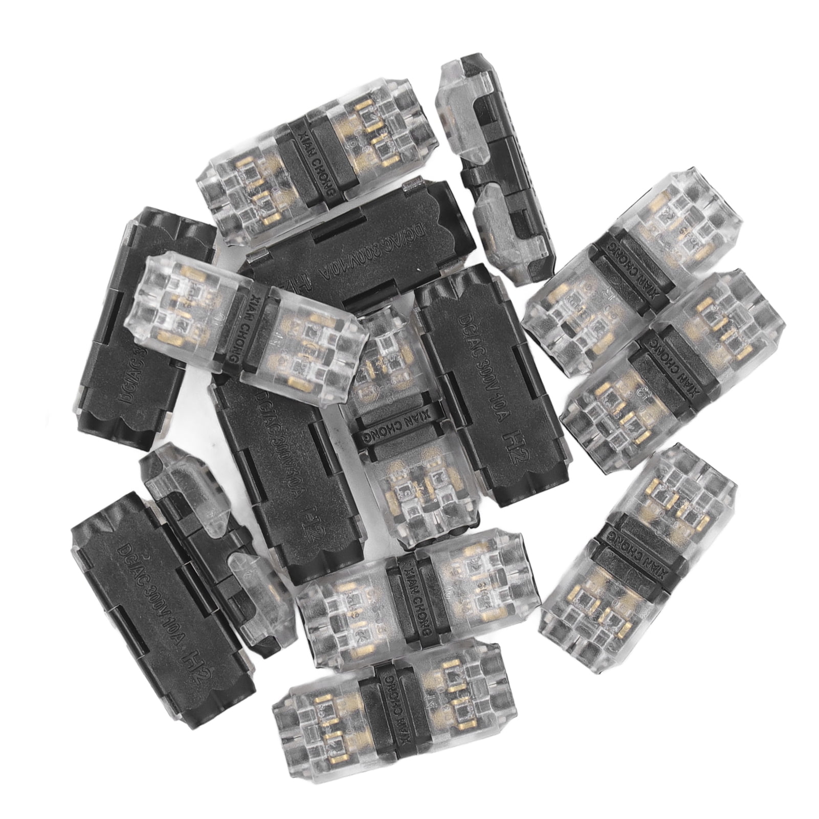 15pcs Low Voltage Electronic Connectors 2 Way Automotive Wire ...