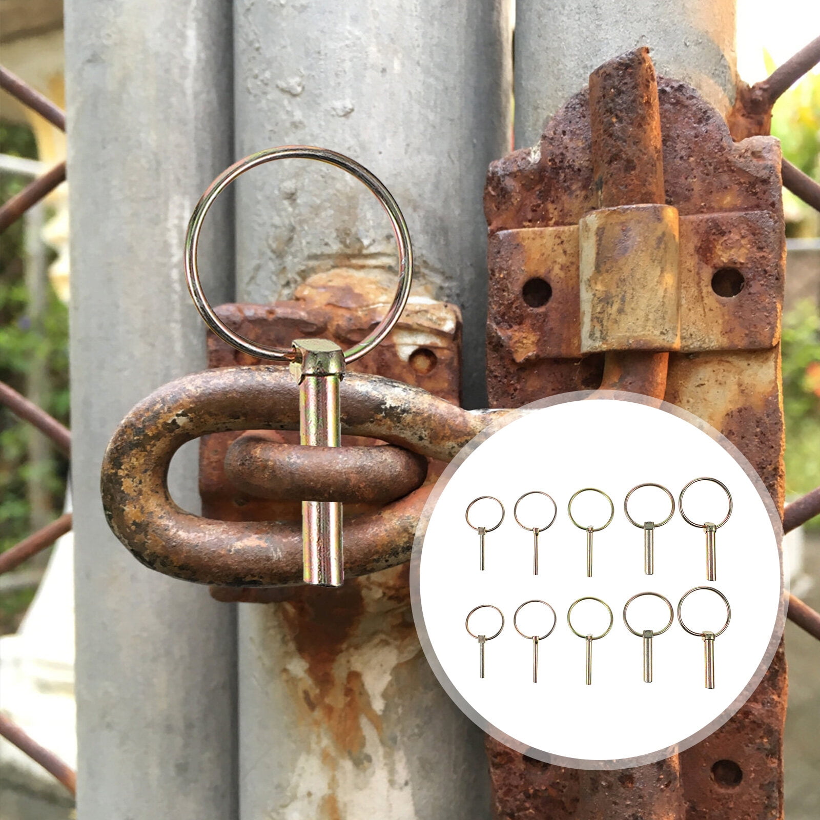 15pcs Lynch Assortment Heavy Duty Lock Pin Clips Tractor Fastener with ...